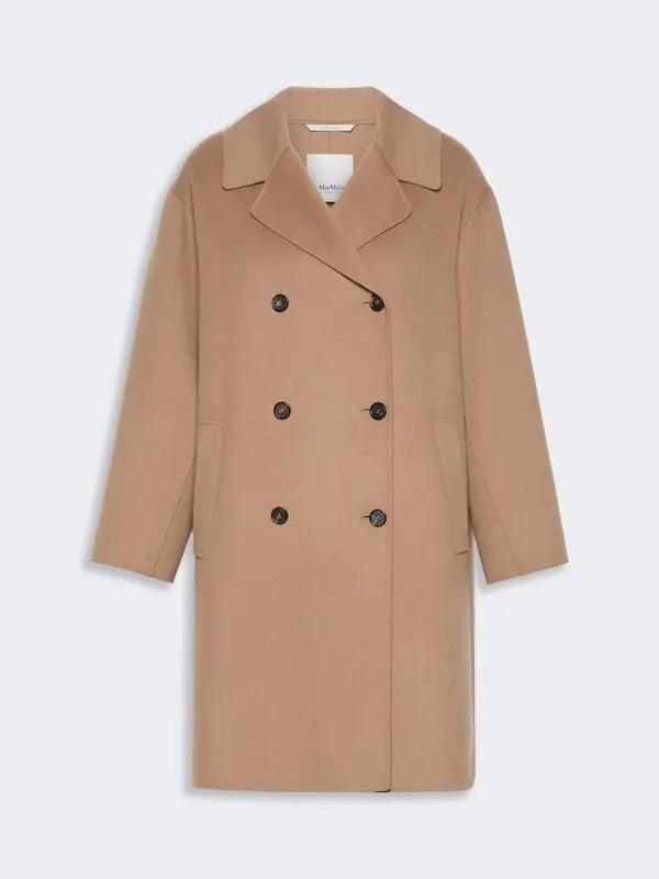 Max Mara Double-breasted Wool Midi Coat