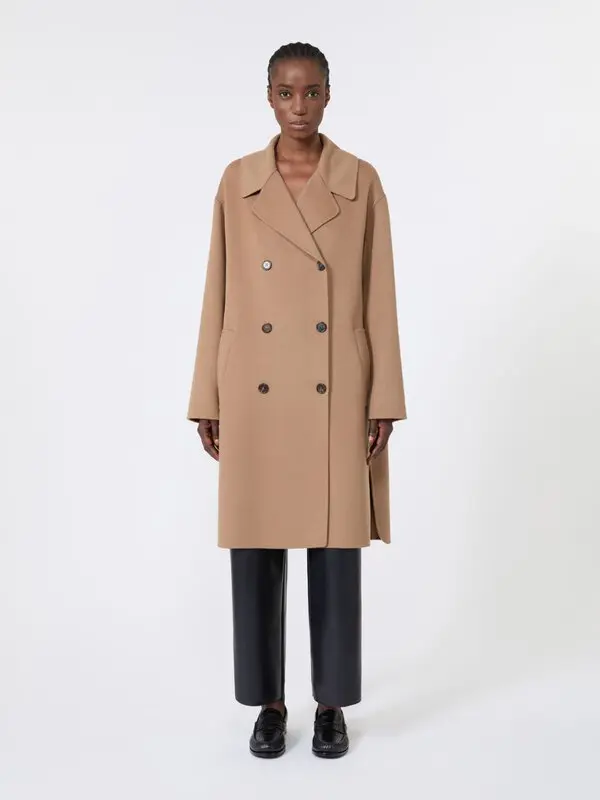 Max Mara Double-breasted Wool Midi Coat