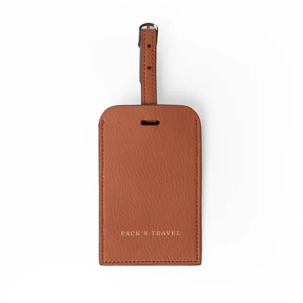 PACK'N TRAVEL Luggage Tag Terracotta
