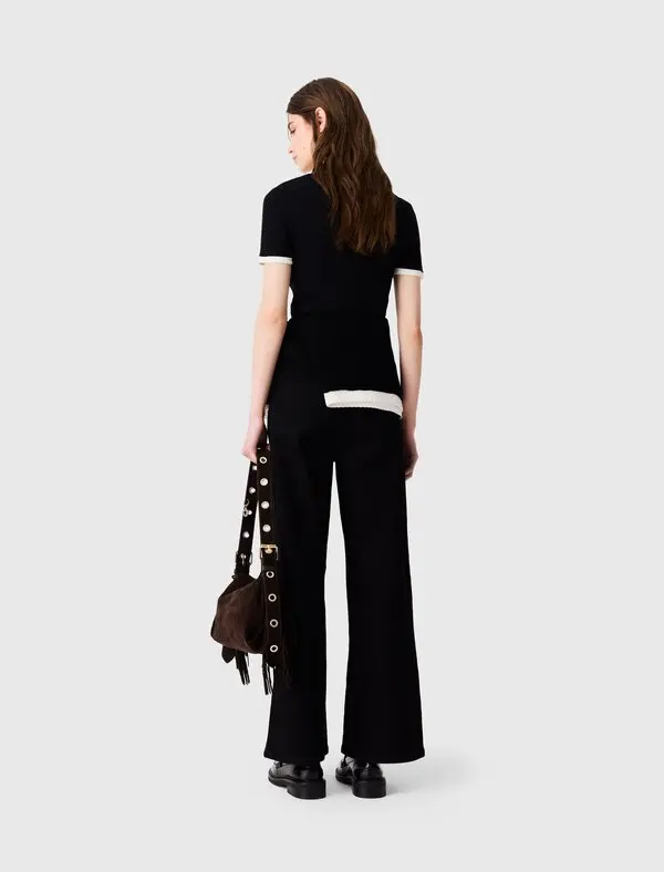 Maje Short-sleeved Polo Shirt