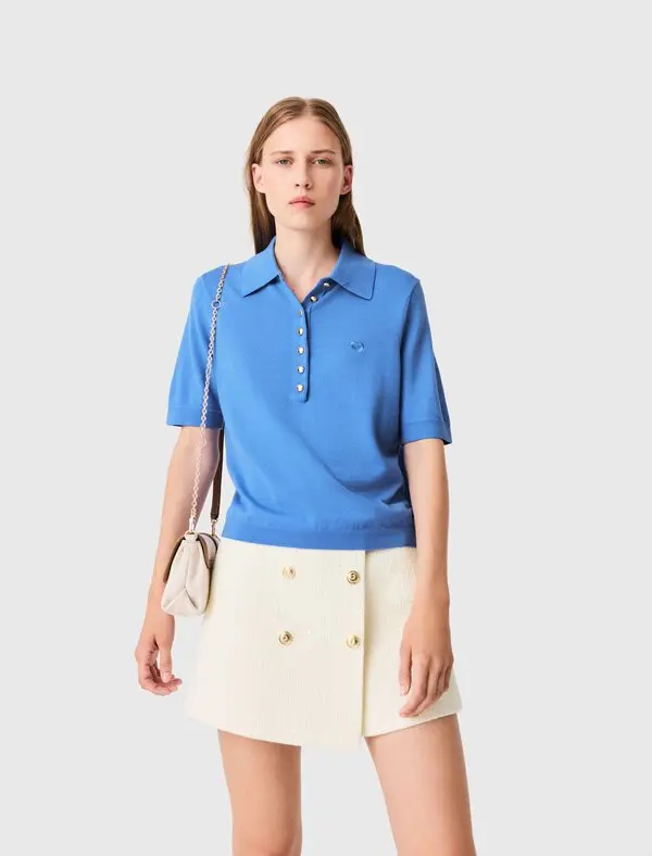 Maje Polo Collar Jumper