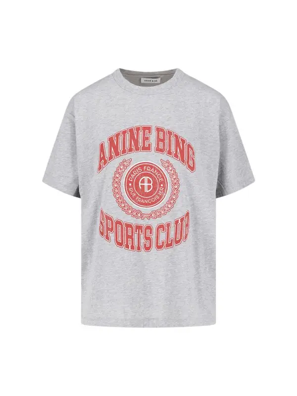ANINE BING Cade" T-shirt - Gray