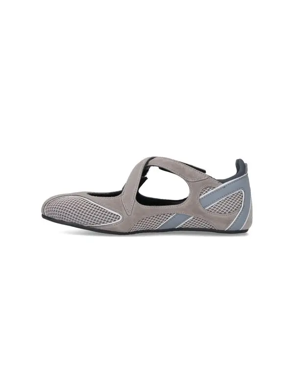 Attico Floor 01" Flat Ballerinas In Suede