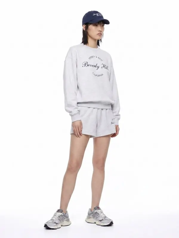 SPORTY & RICH Beverly Script Sweatshirt