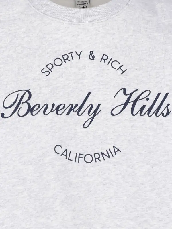 SPORTY & RICH Beverly Script Sweatshirt