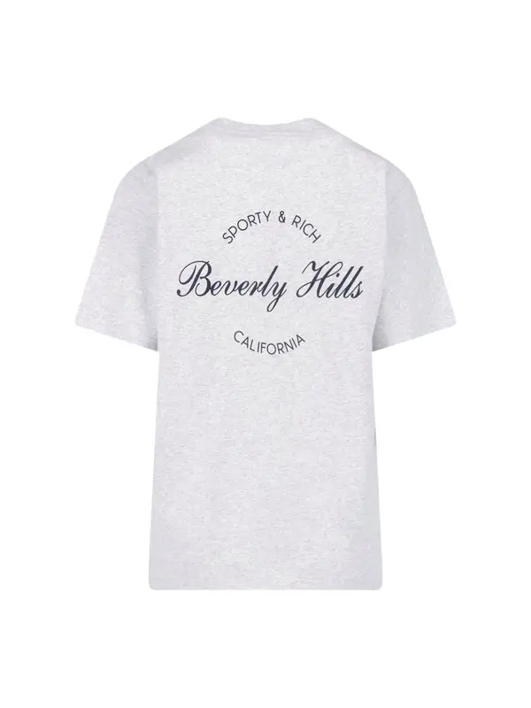 SPORTY & RICH T-shirt "beverly Script