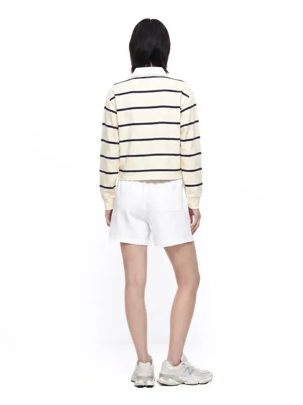 SPORTY & RICH Syracuse Cotton Shorts
