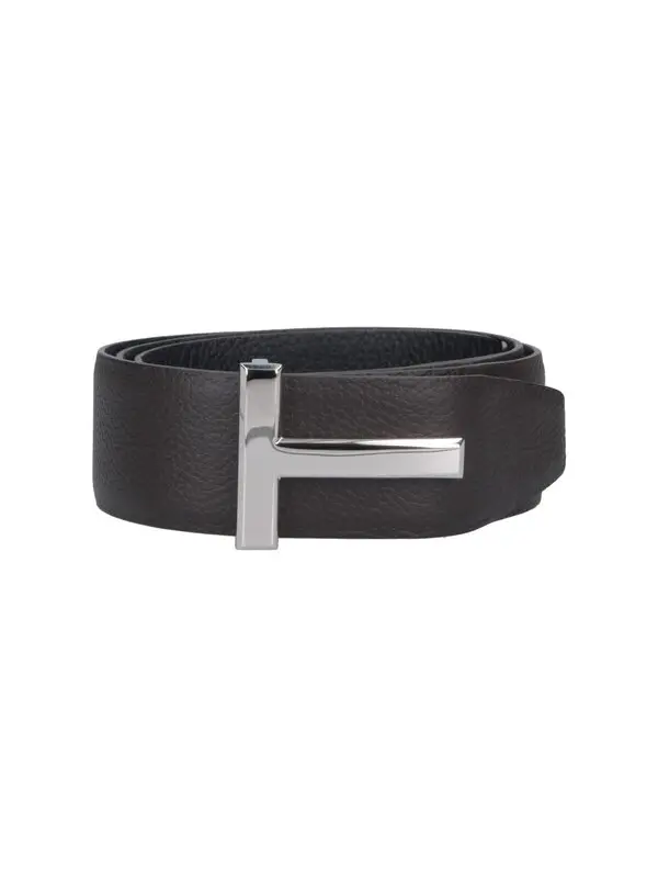 TOM FORD T Icon Belt - Brown