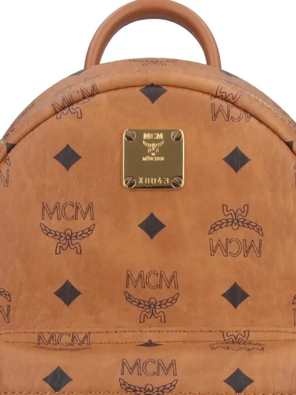 Mcm Mini Backpack With Studs "stark