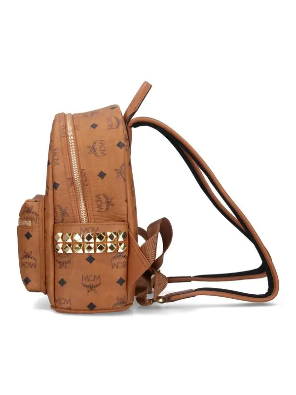Mcm Mini Backpack With Studs "stark