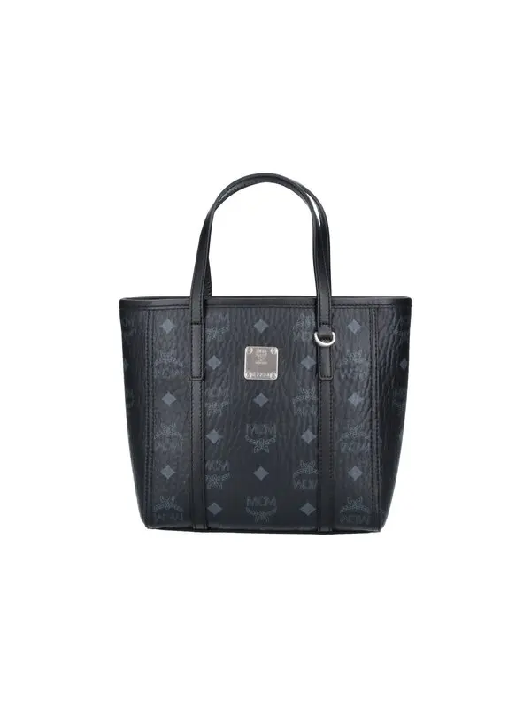 Mcm Toni Mini Tote Bag - Black