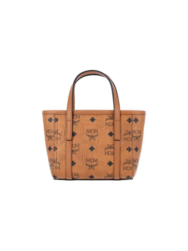 Mcm Toni Mini Tote Bag - Brown
