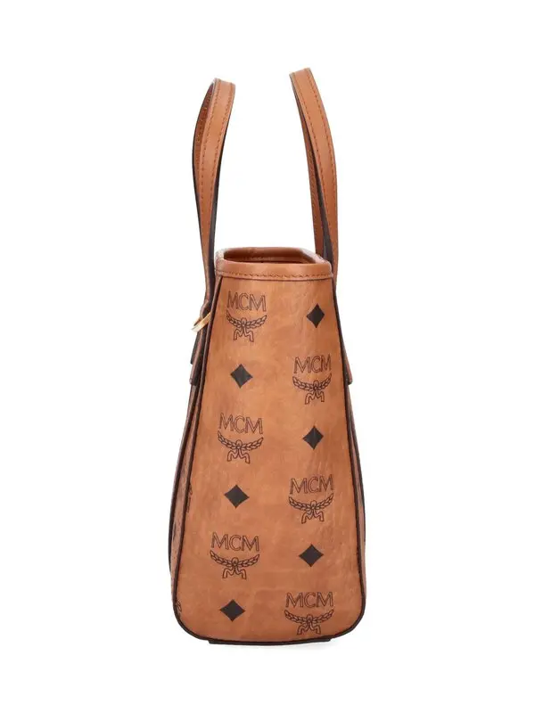 Mcm Toni Mini Tote Bag - Brown