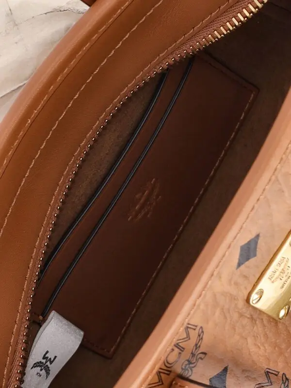 Mcm Toni Mini Tote Bag - Brown