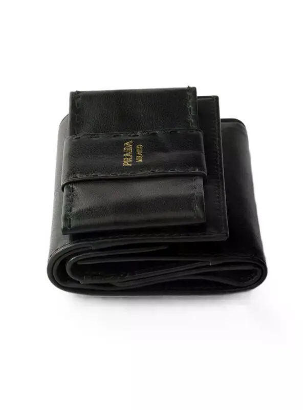 Prada Small Nappa-leather Wallet With Bow