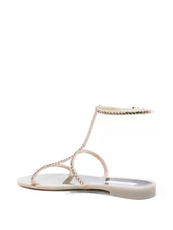 Menghi Crystal-embellished Jelly Sandals