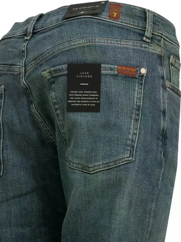 7 For All Mankind Vintage Straight-leg Jeans