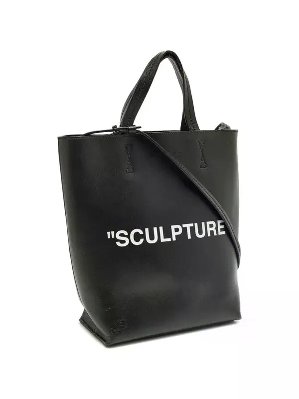 Off-White Sculpture Leather Tote Bag