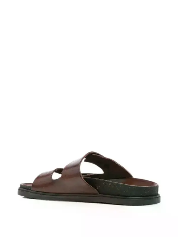 BRADOR Leather Flat Sandals