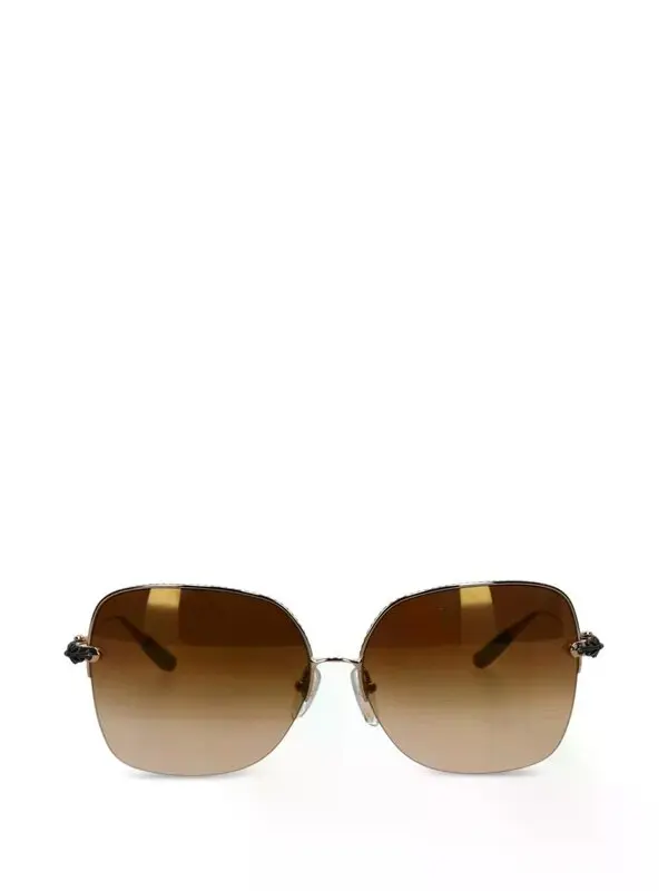 Chrome Hearts Embellished Sunglasses - Gold