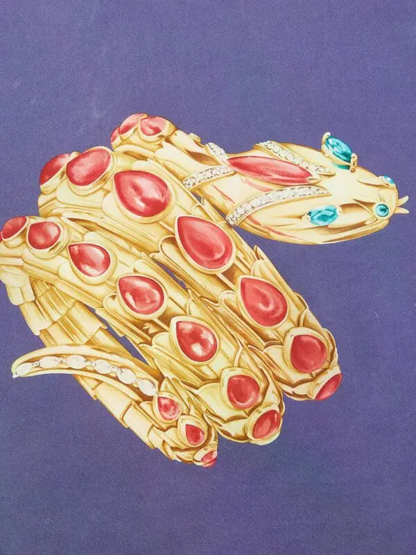 BVLGARI Serpenti Jewellery-print Scarf