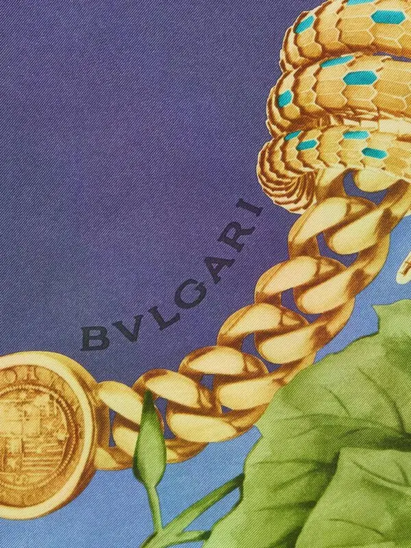 BVLGARI Serpenti Jewellery-print Scarf