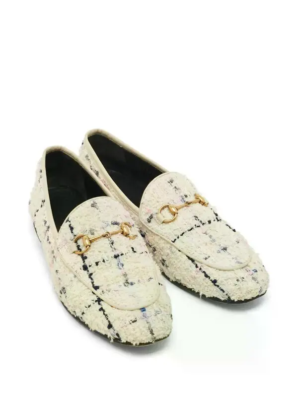 Gucci Jordaan Horsebit Loafers - Neutrals