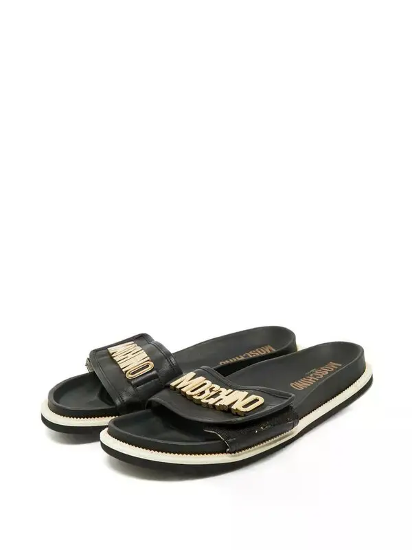 Moschino Plaque Sandals