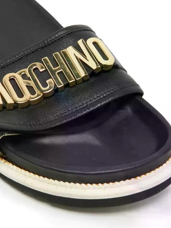 Moschino Plaque Sandals