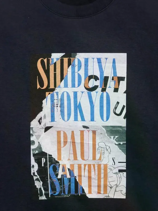Paul Smith Graphic Print Long Sleeve Sweatshirt