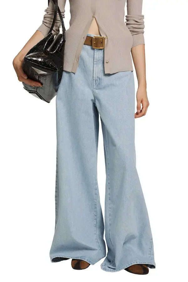 Max Mara Wide Leg Denim Jeans