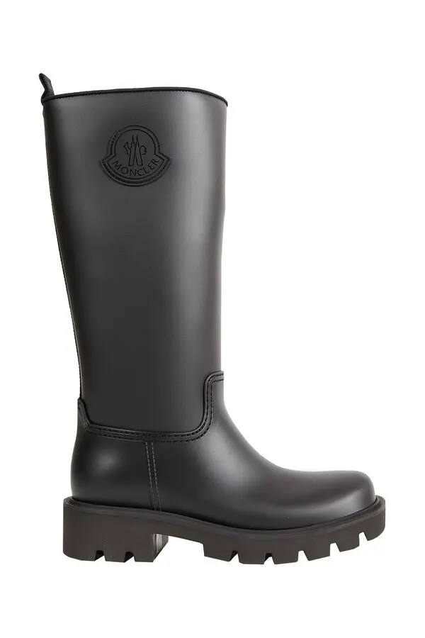 Moncler Kickstream High Rain Boots - Black