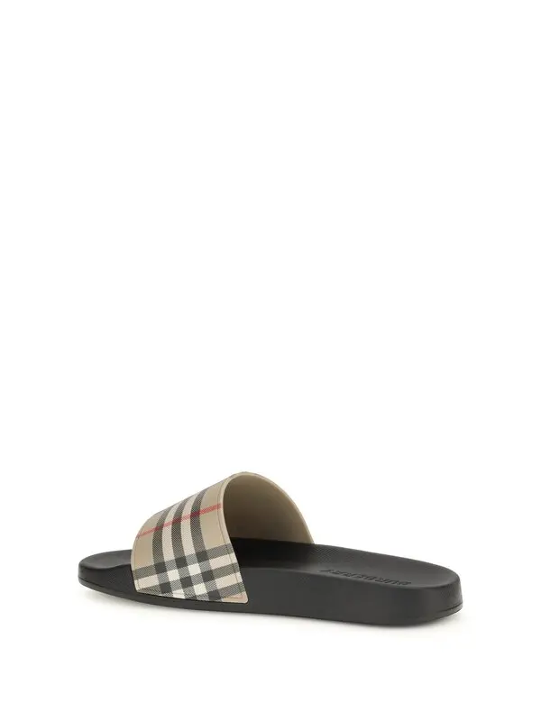 Burberry Check Slides