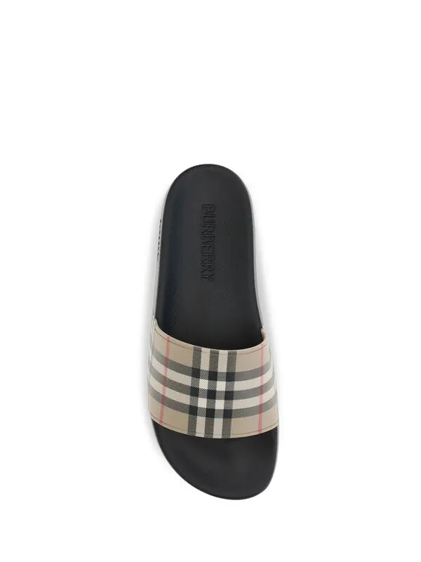 Burberry Check Slides