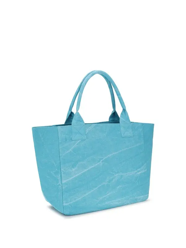 GANNI Medium Banana Print Tote Bag - Blue