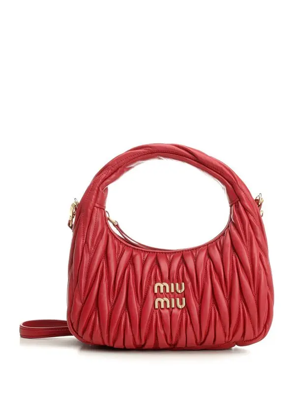 Miu Miu Wander Hobo Bag - Red