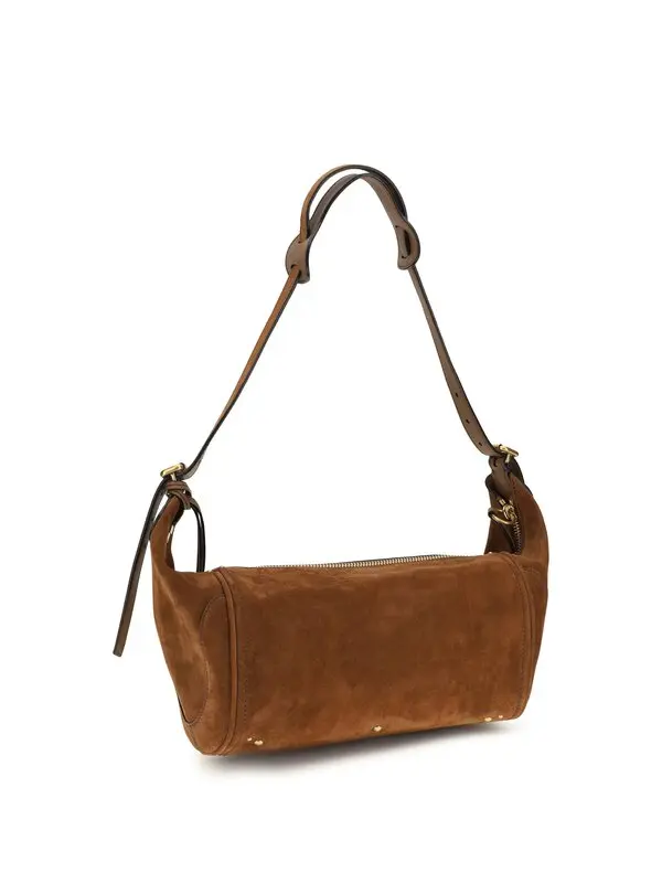 Chloé Paddington Shoulder Bag In Suede - Brown