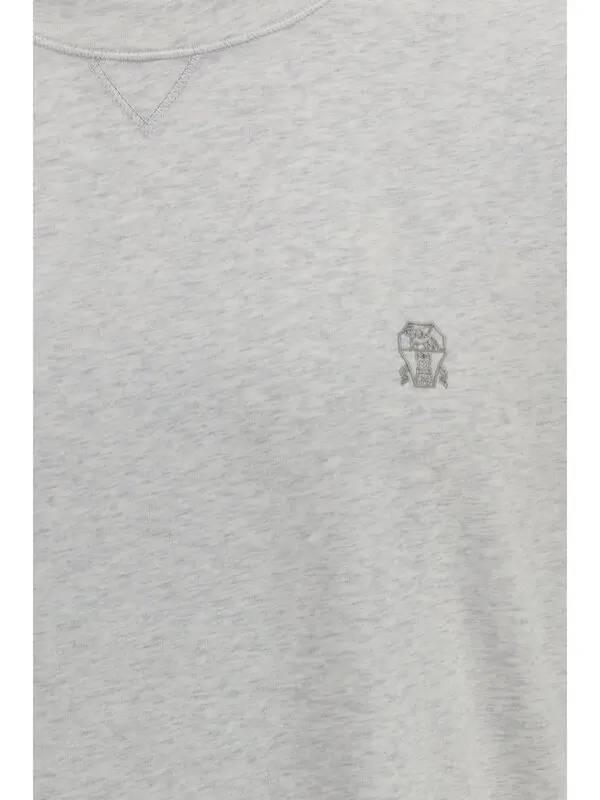 Brunello Cucinelli T-shirt In Cotton With A Logo