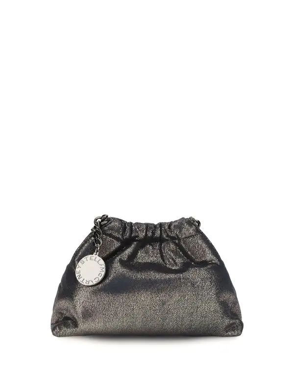 Stella McCartney Falabella Mini Drawstring Shoulder Bag - Blue