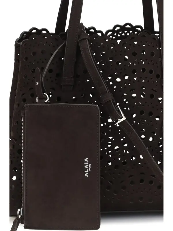 Alaïa Mina Medium Handbag - Brown
