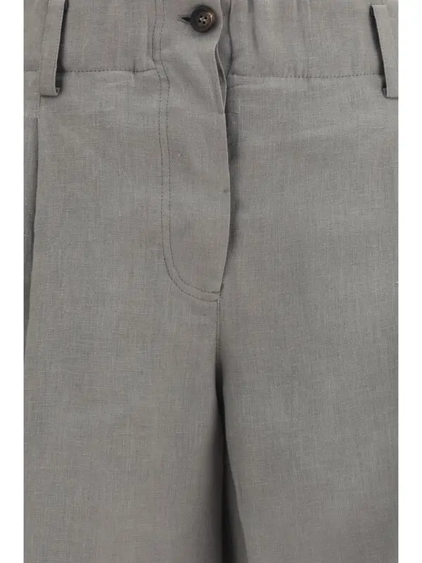 Brunello Cucinelli Linen Bermuda Shorts