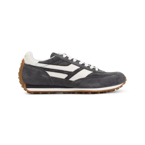 TOM FORD Mick Suede And Leather Sneakers - Gray
