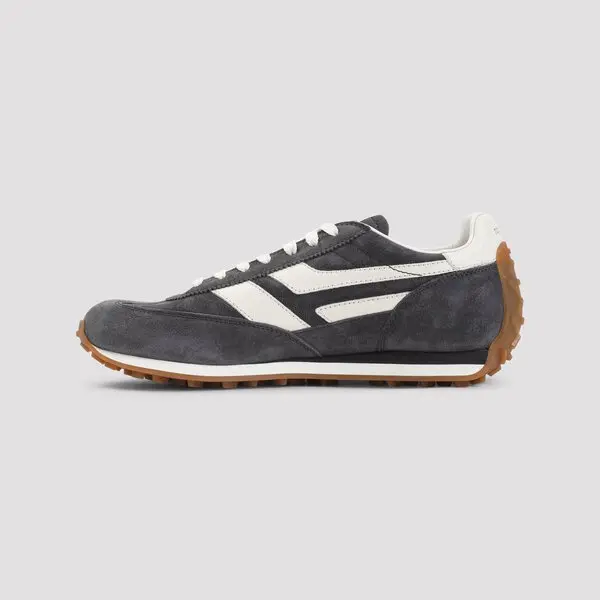 TOM FORD Mick Suede And Leather Sneakers - Gray