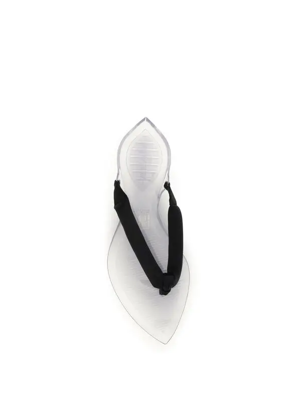 Alaïa Satin Flip-flop Sandals