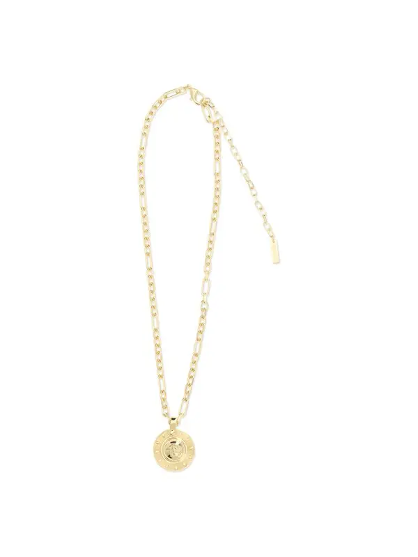 Versace Medusa Medallion Chain Necklace - Gold