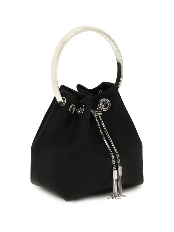 JIMMY CHOO Bon Bon Bucket Bag - Black