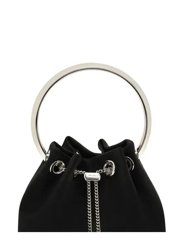 JIMMY CHOO Bon Bon Bucket Bag - Black
