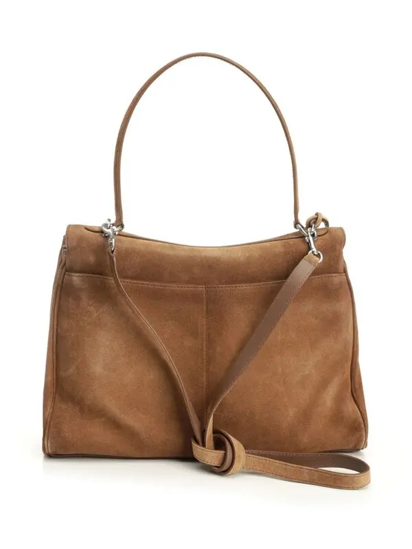 Balenciaga Rodeo Suede Bag - Brown