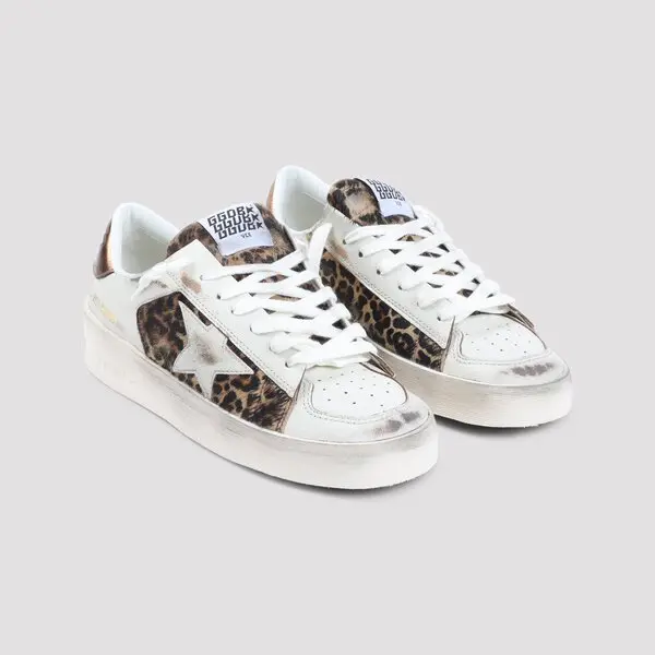 GOLDEN GOOSE Stardan Sneakers With Leopard Print Panels