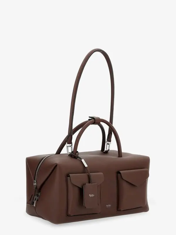 Max Mara Holdall Cargo Leather Handbag